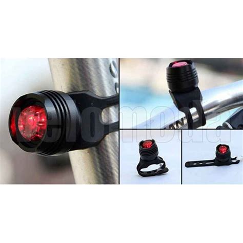 Купить задний габарит, маячок для велосипеда HJ016 LED (Чёрно-белый) в ...