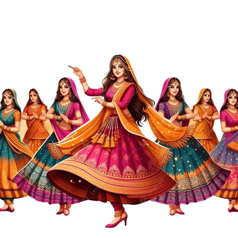 Happy Teej Girl Dancing Vector Icon Image Girl Dancing Vector Icon