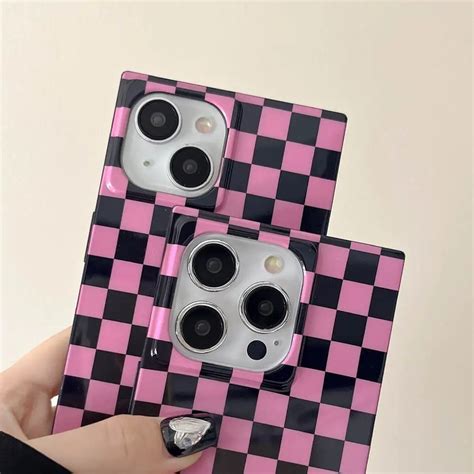 3d Pink And Black Rectangular Shape Case Iphone Cases Culture