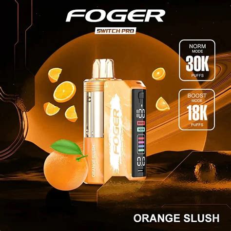 Orange Slush Foger Switch Pro 30k Disposable Kit