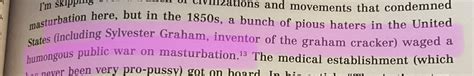 Why Is The Inventor Of Graham Crackers In My Sex Ed Book Rsexmemes