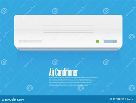 Split System Air Conditioner Cool And Cold Climate Control System