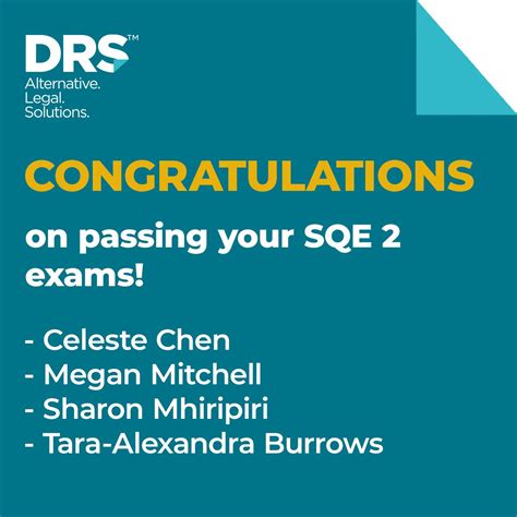 Congratulations On Passing The Sqe 2 Exams To Tara Alexandra Burrows