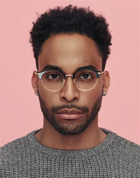 Cool Hairstyles For Black Men With Glasses Pictures Guide