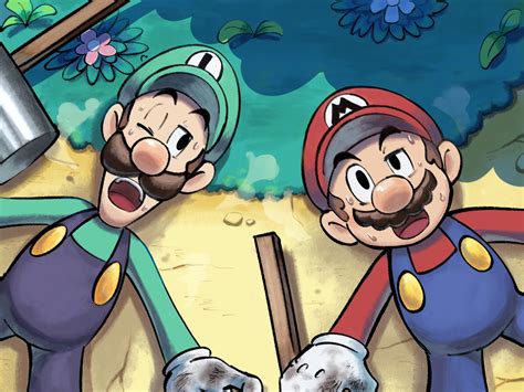Mario And Luigi Mario And 1 More Drawn By Yamari6363 Danbooru