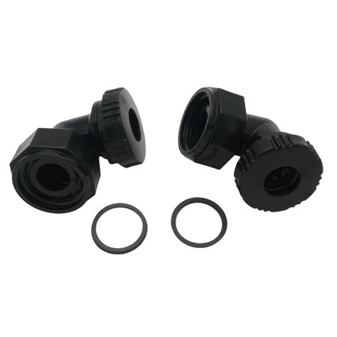 Aqualisa Inlet Elbow Assembly Pair Black Aqualisa 213023