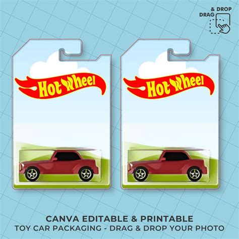 Toy Car Packaging Template Hot Car Wheels Template Flame Pngs