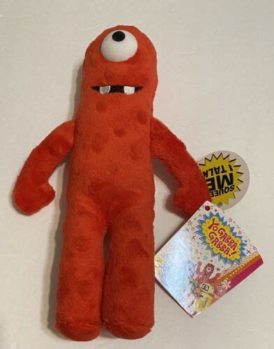 Yo Gabba Gabba Talking Muno Stuffed Plush Toy 9” No Soundnew