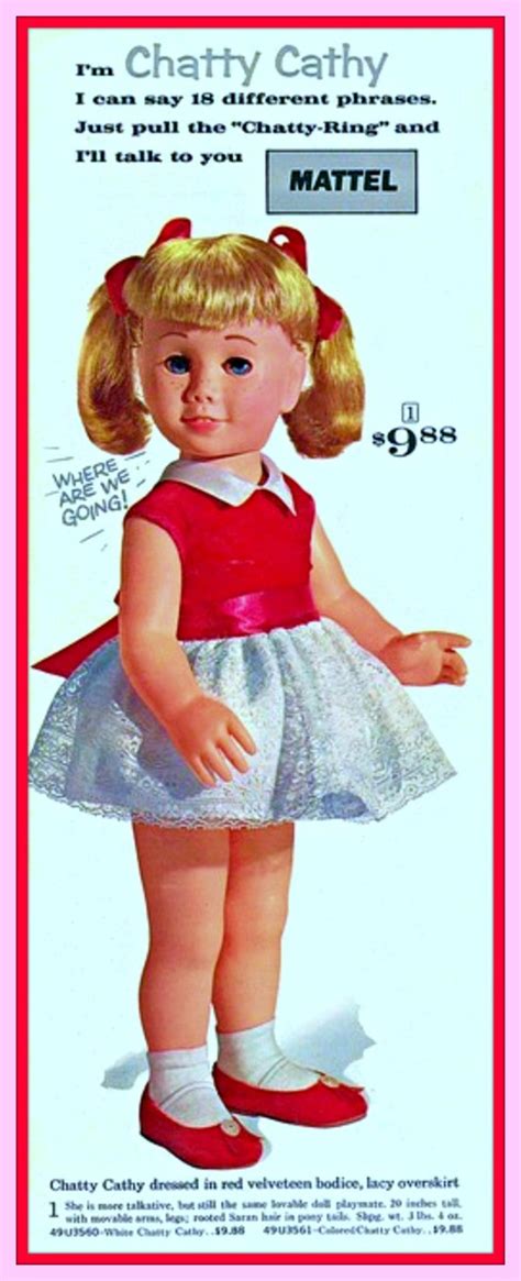 Chatty Cathy She Was Made By Mattel A 1960 Prototype With Strawberry