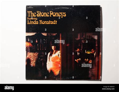 Vintage Record Album Cover Of The Stone Poneys With Linda Ronstadt On A
