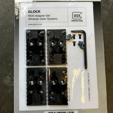 Glock Mos Adapter Set 01 For Standard And Full Size Pistols Boresight