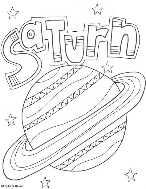 Free Planet Saturn Coloring Pages [2025]