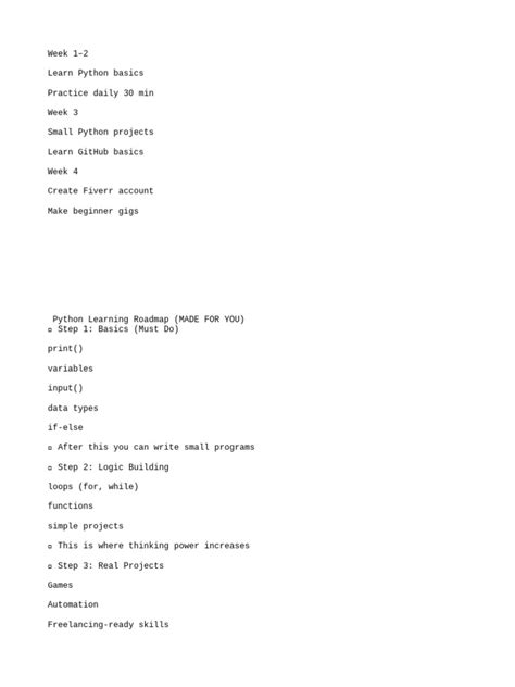 Road Map To Python Master Pdf Python Programming Language