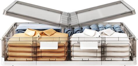 Clear Plastic Under Bed Storage Containers Bins With Lids And 8 Pre