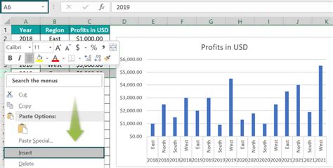 Grouped Bar Chart Example Excel Template How To Create