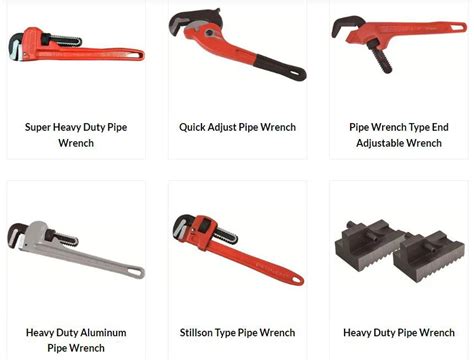 Types Of Plumbing Wrenches Essential Tool Guide