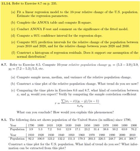 Solved Fit A Linear Regression Model To The 10 Year Relative