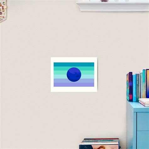 Neptunic Sexuality Pride Flag Art Print By Fallenfeline Redbubble