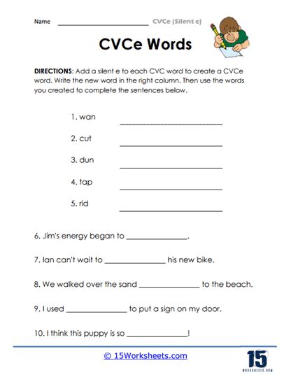 Free Silent E Worksheet 1st Grade Download Free Silent E Worksheet 1st Grade Png Images Free