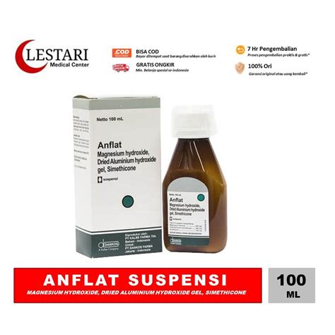 Jual Anflat Sirup 100ml 1 Botol Shopee Indonesia