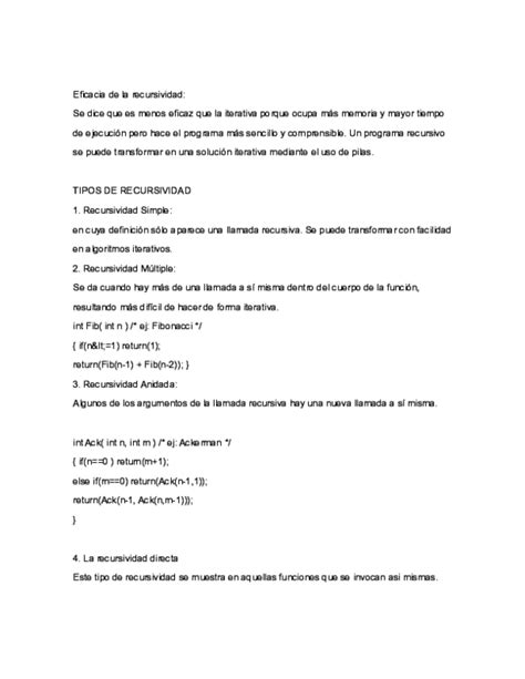 Doc Ensayo De Recursividad De Estructura