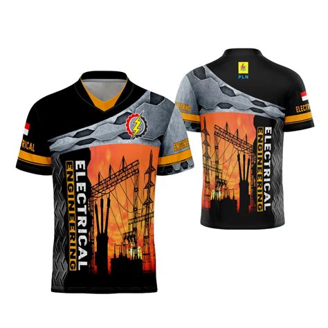 Jual Kaos Jersey Pln Listrik Electrical Engineering Baju Pln Terbaru