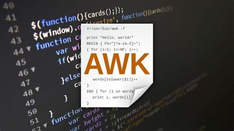 Awk O Comando Definitivo Para Processamento De Texto No Linux