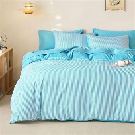Striped Comforter Set Ticking Stripe Vertical Pinstripe Neutral