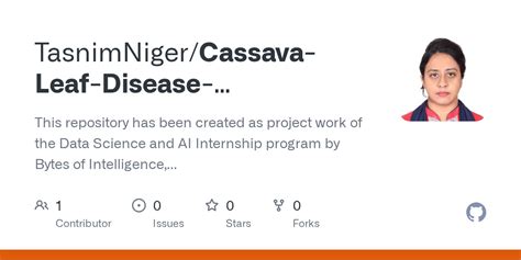 Github Tasnimnigercassava Leaf Disease Classification This