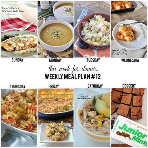 Weekly Menu Plan Archives Page 3 Of 4