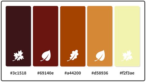 20 Best Fall Color Palettes For 2026 Venngage