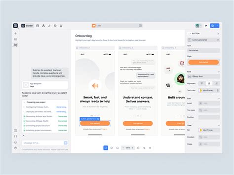 Saas Ui For Visual App Builder Codeplatform Interface By Ivan Saverchenko On Dribbble