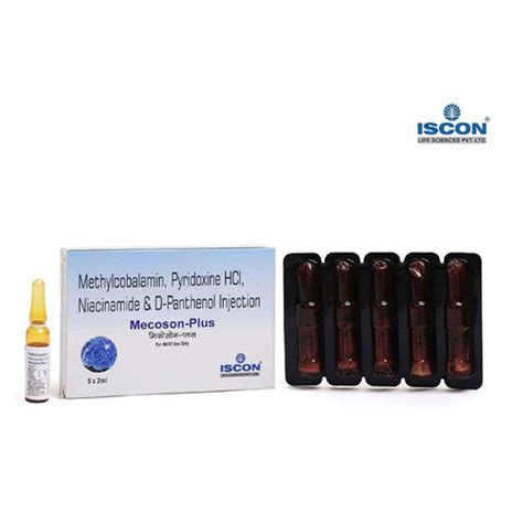 Mecoson Plus Injections Iscon Life Sciences Pvt Ltd
