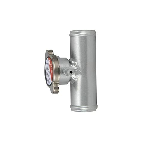 Aluminum Radiator Hose Filler 38mm Aluminum Filler Neck With Cap 15