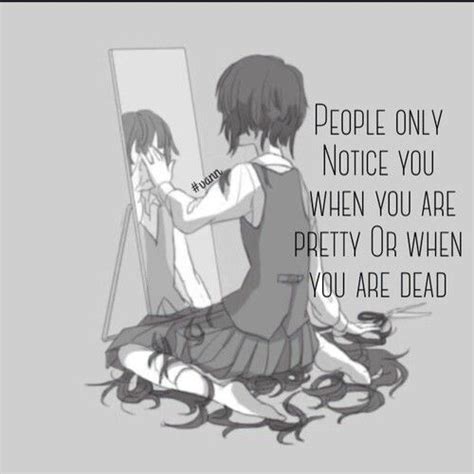 Anime Girl Depressed Quotes Anime Quotes By Yobi58 On Deviantart