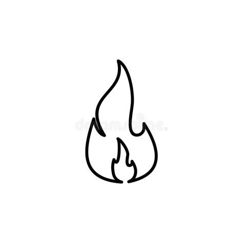 Fire Icon Fire Vector Icon Stock Vector Illustration Of Icon Burn
