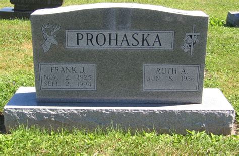 Frank John Prohaska Jr 1925 1994 Monumento Find A Grave