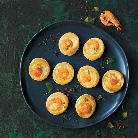 10 Mini Tartelettes Crevettes
