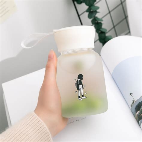 Cute Frosted Water Cup Small And Portable