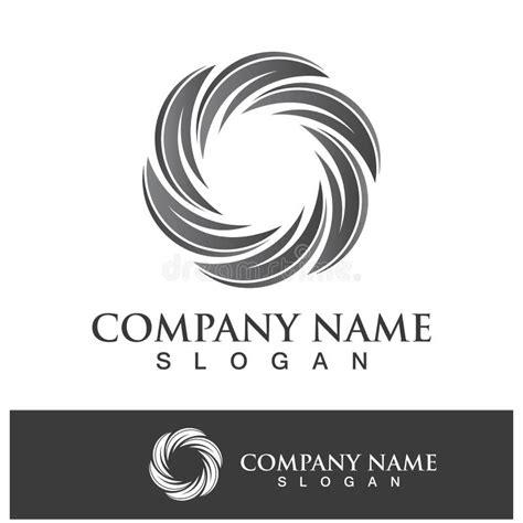 Vortex Logo Symbol Icon Illustration Stock Vector Illustration Of