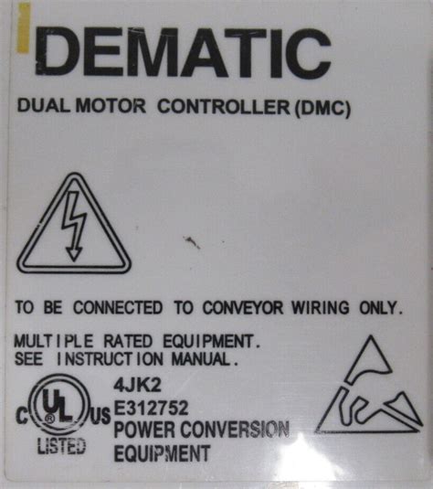 New Dematic K0419 07aaa Dual Motor Controller K041907aaa Sb