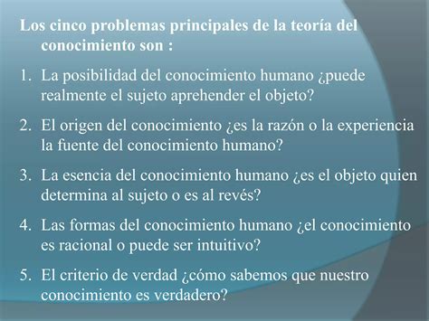 Teoria Del Conocimiento Ppt