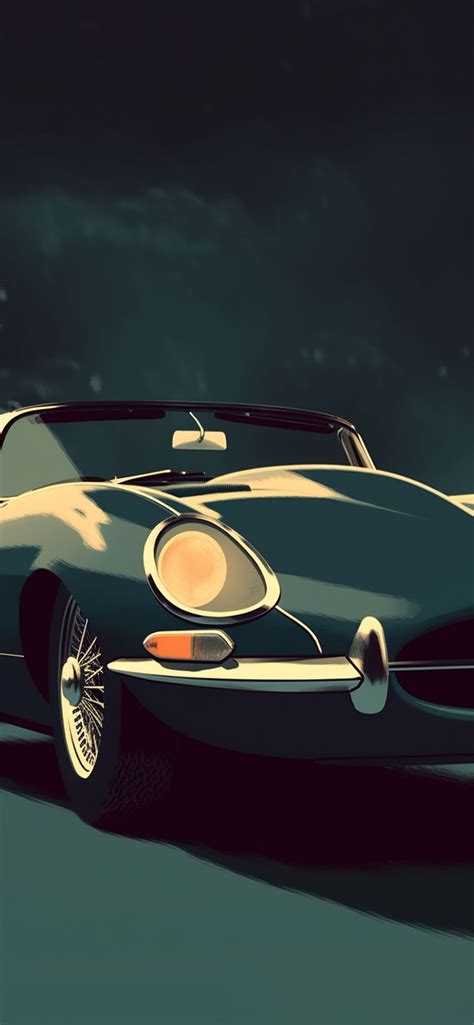 Jaguar E Type Iphone Wallpaper