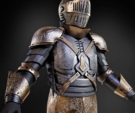 Artstation Armor Set Game Assets