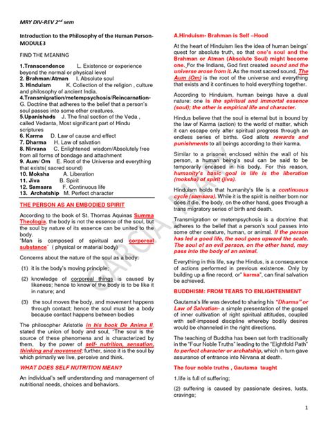 Philosophy Pdf Soul Waste Management