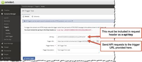 Triggers Api Triggers Omnilert