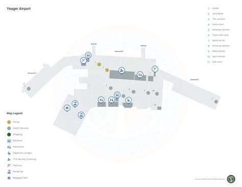 Yeager Airport Crw Maps