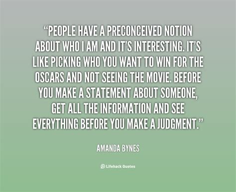 Preconceived Quotes Quotesgram