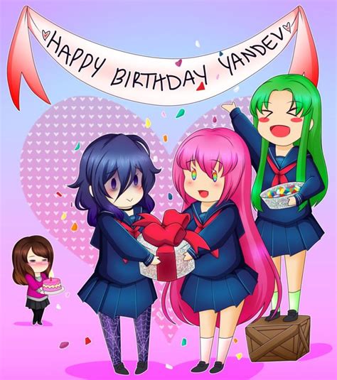Happy Birthday Yandev By Mulberryart On Deviantart Yandere Simulator