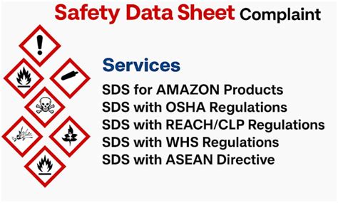 Create Ghs Safety Data Sheet Sds Msds For Usa Uk And Amazonfba By
